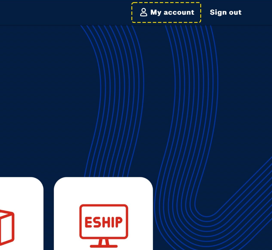 My NZ Post Business: Your ‘My account’ section