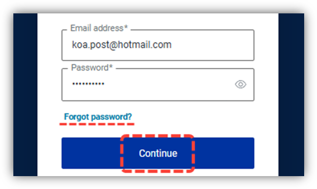How do I sign in or register for a My NZ Post account?